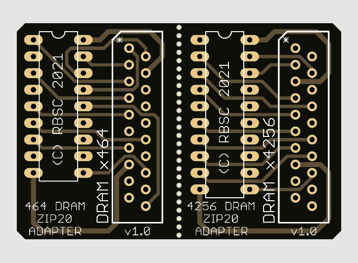WTS: Dual ZIP20 DRAM tester adapter board | MSX Resource Center